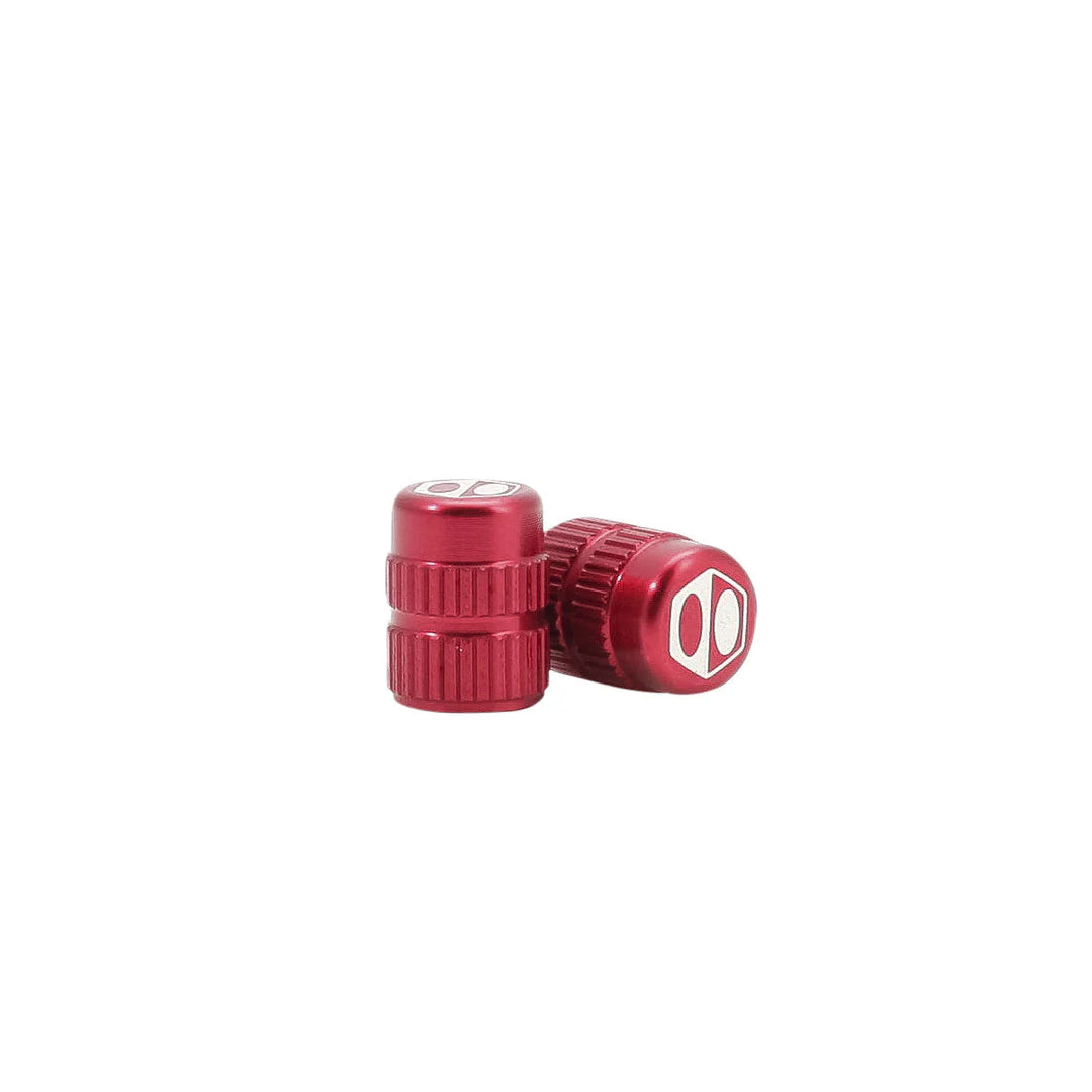 Box One Cube Schrader Valve Caps Red – Trackstars BMX